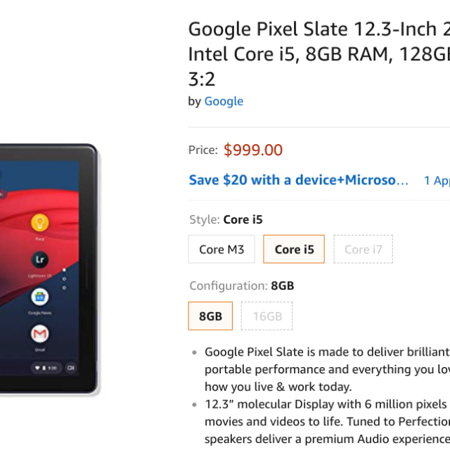 Google Pixel Slate | おふぃすかぶ.jp
