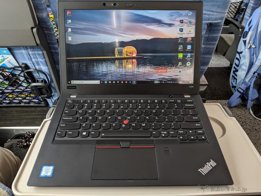 [日常] トークイベントの手伝いで1年ぶりに長野県松本市へ。今回はThinkPad X280を持ってきました。