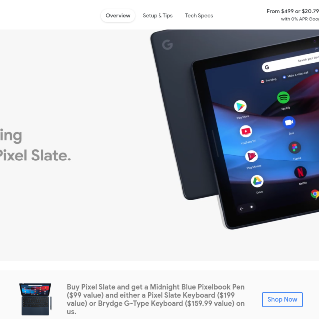 Google Pixel Slate | おふぃすかぶ.jp