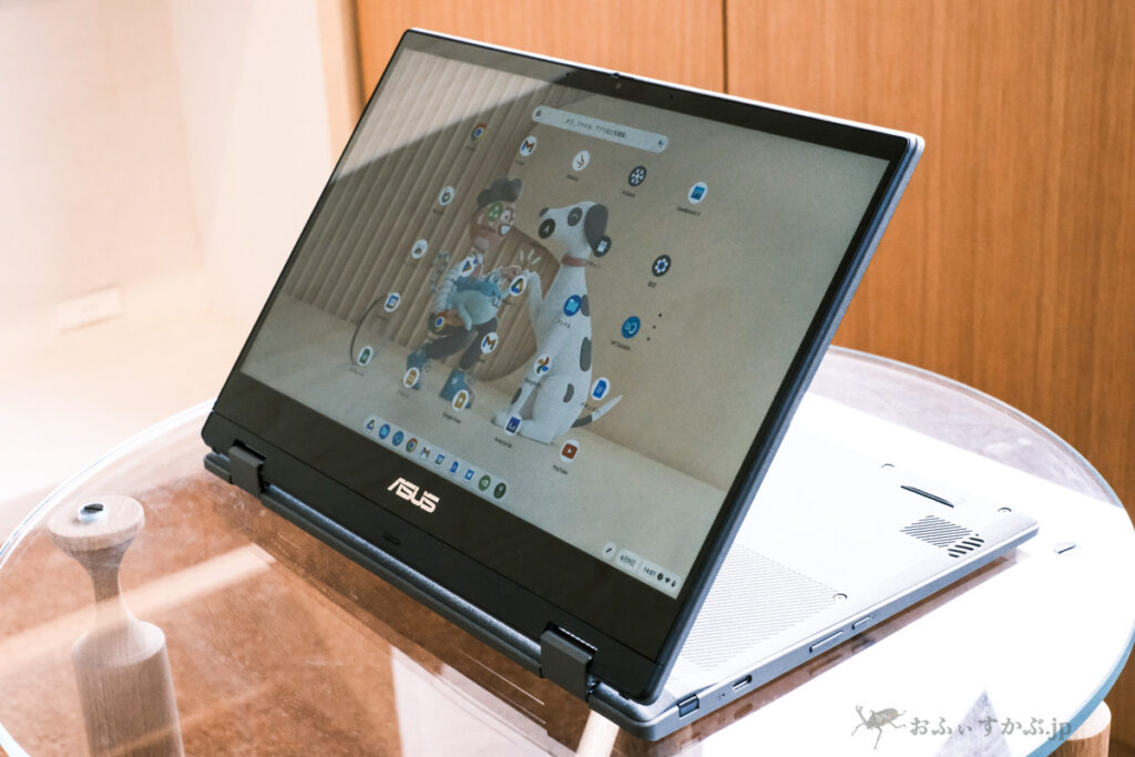 [かぶ] ASUS Chromebook CM14 Flip（CM1402F）レビュー。Kompanio 520搭載、バッテリー持ちの良い14 ...