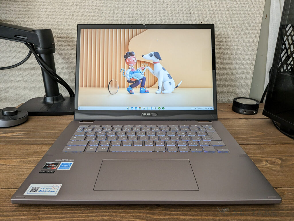 [かぶ] ASUS Chromebook Plus CM34 Flip (CM3401) レビュー。パワーよりFlipやペン対応を重視したい方向け。